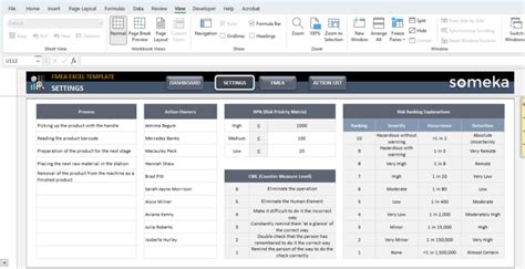 FMEA Excel Template Free Download Spreadsheet FMEA Excel Template Free Download Spreadsheet