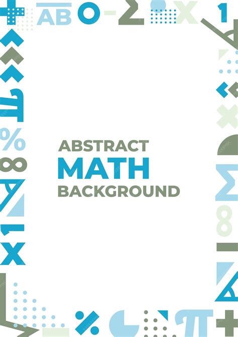 Premium Vector Abstract Math Background With Mathematic Symbol