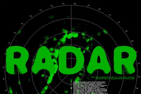 Radar Font Saji Johnny Kundukulam Fontspace