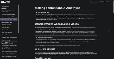 Broken Website Amethyst Docs · Issue 9681 · Darkreaderdarkreader · Github