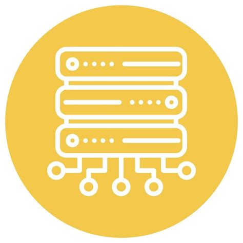 Premium Vector Database Network Vector Illustration