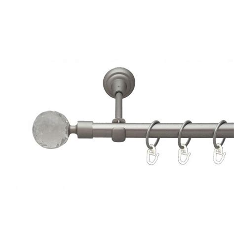 Карниз для штор металевий 19мм сатин люмиера одинарний 2 40 м — ціна 741 грн у каталозі Карнизи