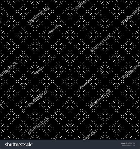 Vector Minimalist Seamless Pattern Simple Monochrome Stock Vector Royalty Free 602207570