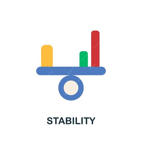 Premium Vector Stability Icon Simple Element From Core Values