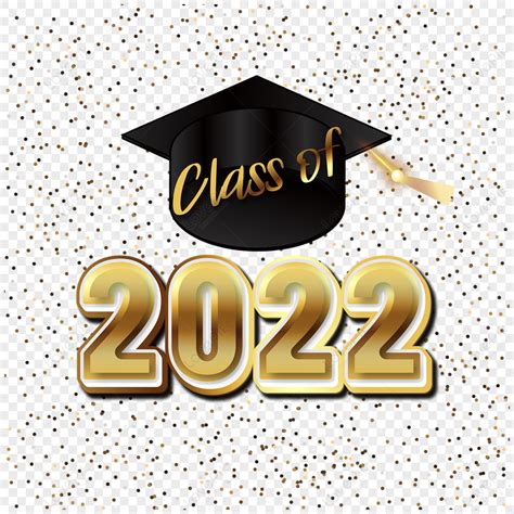 2022 졸업박사 졸업반 샌즈 골든닷 졸업모자 2022 졸업축하 글리터 골든 스테레오청소년졸업 시즌 Png 일러스트 무료 다운로드 Lovepik
