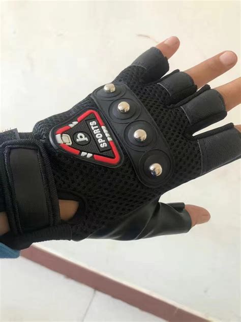 Badu Bg Фитнес ръкавици за вдигане на тежести Бодибилдинг Ръкавица с половин пръст Неплъзгаща се