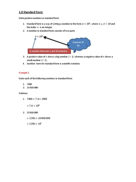Standard Form Indices And Logarithm Pdf Logarithm Exponentiation