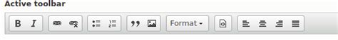 Active Item Not Display In Ckeditor Toolbar Drupal V9 Stack Overflow