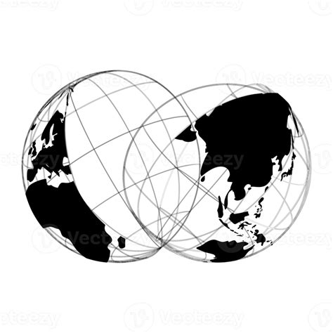 World Map And Globe Element 20950988 Png