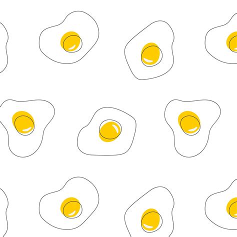 Premium Vector Fried Egg Seamless Pattern