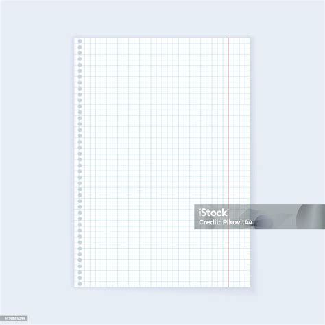 Checkered Paper Sheet Stock Illustration Download Image Now Checked Pattern Document Paper