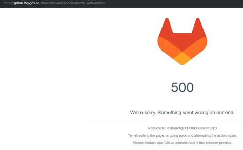 Error When Entering Projects With An Administrator User Self Managed