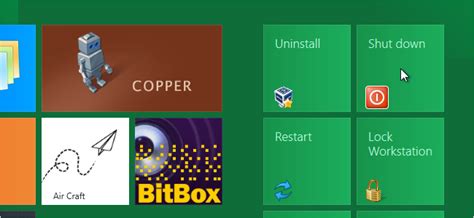 How To Add Shutdown Restart Sleep To The Windows Metro Start Screen