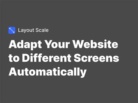 Layout Scale Plugin By George Kvasnikov — Framer Marketplace