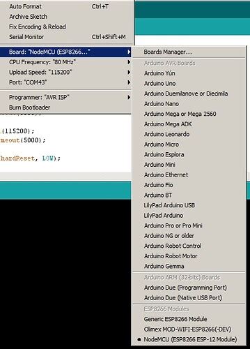 Nodemcu Board With Arduino Ide Need Help Networking Protocols And