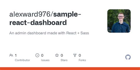 Github Alexward Sample React Dashboard An Admin Dashboard Made With React Sass