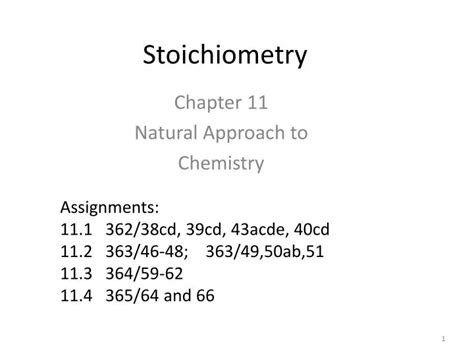 PPT Stoichiometry PowerPoint Presentation Free Download ID