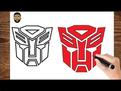 How To Draw Autobots Logo From Transformers Youtube
