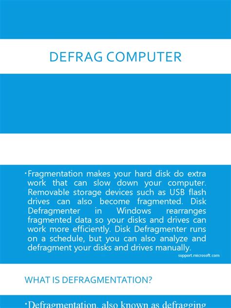 Defragmentation Pdf