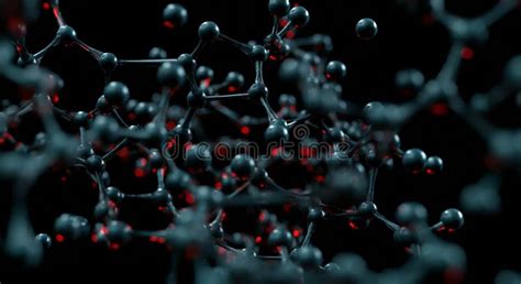 History Of Futuristic Molecular Structures Stock Illustration Illustration Of Graphic