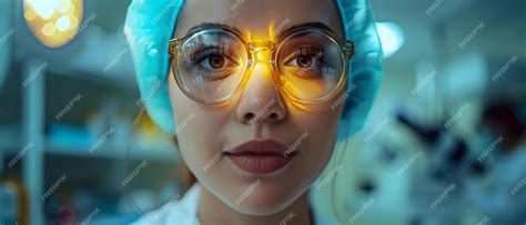 Premium Photo Ophthalmologist Utilizing Laser Technology To Enhance Premium Photo Ophthalmologist Utilizing Laser Technology To Enhance
