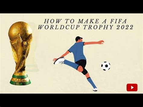 How To Make A Fifa World Cup Trophy Sample With Cardboard Youtube