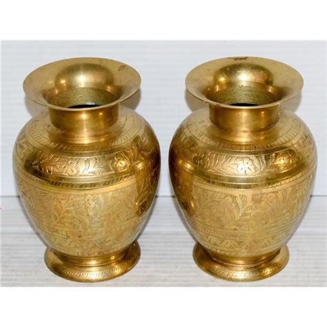 Solid Brass Vases
