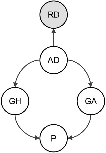 The Bayesian Network Model That Represents The Second Part Of The Download Scientific Diagram