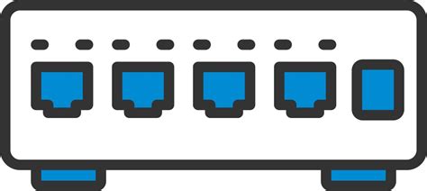 Ethernet Port Icon Royalty Free Vector Image VectorStock