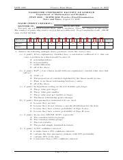 Practicefinal Pdf STAT 2080 Practice Final Exam August 15 2022 DALHOUSIE UNIVERSITY FACULTY OF