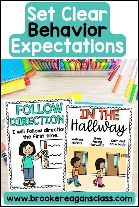 Behavior Expectation Visuals Classroom Behavior Managmenet En 2024