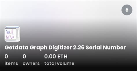 Getdata Graph Digitizer Serial Number Collection Opensea