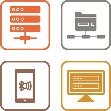 Server And Network Icon Vector Art At Vecteezy
