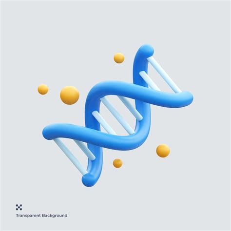 Premium Psd Dna 3d Illustration
