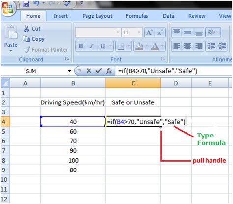 Excel If Function W3babes