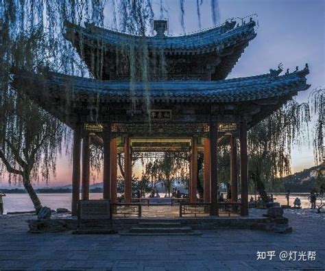 园林意境 颐和园夜景照明设计 知乎