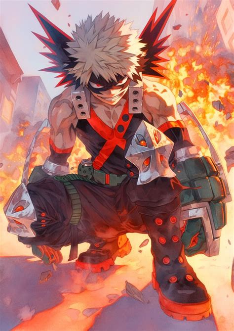 Katsuki Bakugo My Hero Academia Bakugo My Hero Academia New Art Pro