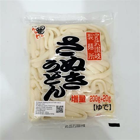 Jual Sanuki Yude Udon Noodles 220g Shopee Indonesia