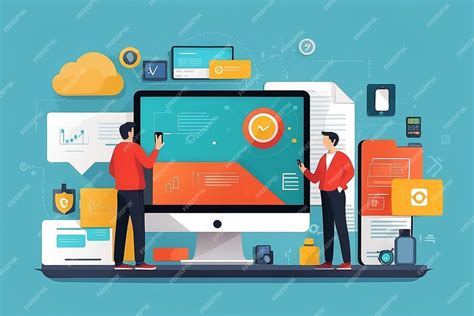 Premium Photo Business Team Working For Mobile Application Development And Design Process Concept