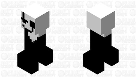 Wd Gaster Minecraft Mob Skin Wd Gaster Minecraft Mob Skin