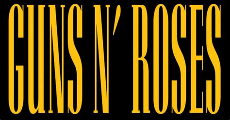 Guns N Roses Logo Font Guns N Roses Los Fn Angeles Circ
