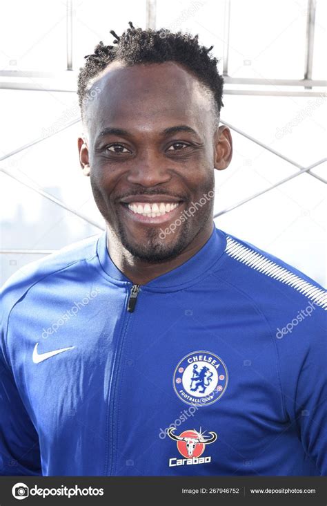 Michael Essien Empire State Building Out Celebrity Candids Mon New Stock Editorial Photo