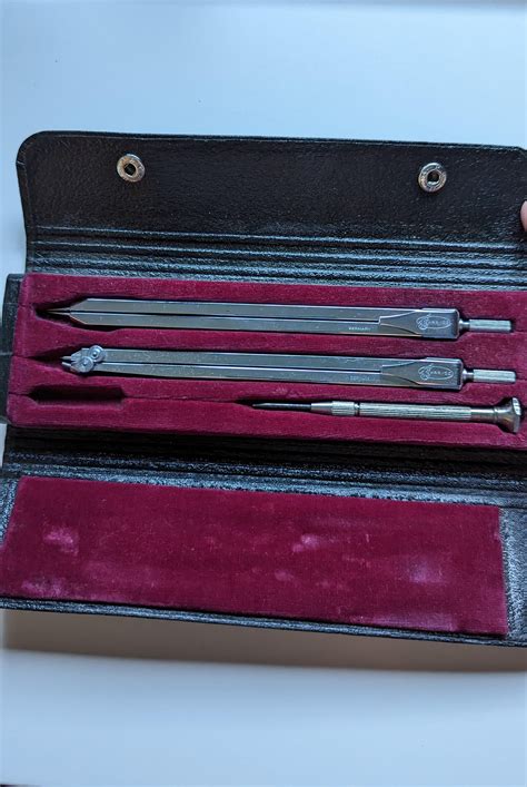 Found My Grandpas Plotting Instrument Set From 1963 Cool Stuff Want