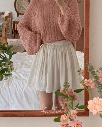 끈포인트속바지내장🩰 리아 스트랩 리본 끈 플리츠 프릴 플레어 A라인 미니 스커트 밴딩 2color 에이블리
