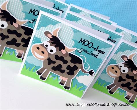 Moo Chas Gracias Small Bits Of Paper