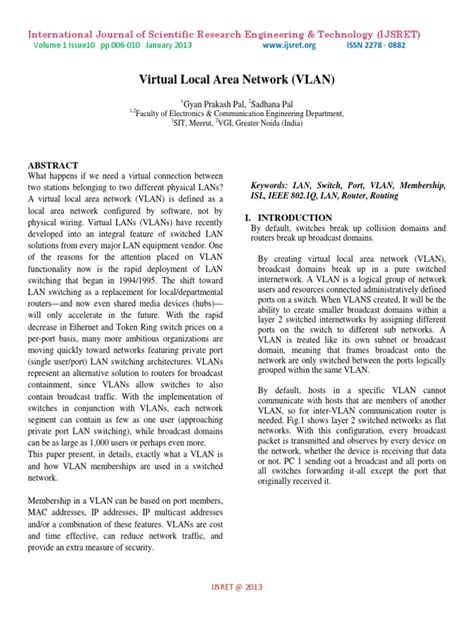 Virtual Local Area Network 2 Pdf Network Switch Computer Network
