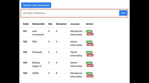 Membuat Website Menggunakan Codeigniter Dan Bootstrap Function Pencarian Data Youtube