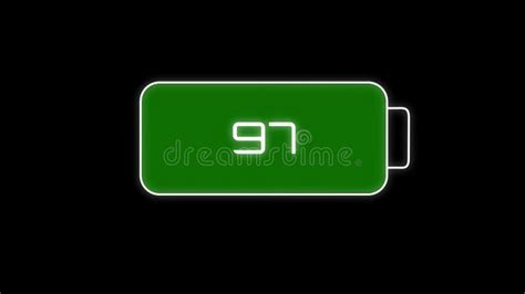 Electric Car Charging Indicating The Progress Of The Charging Electric Vehicle Battery