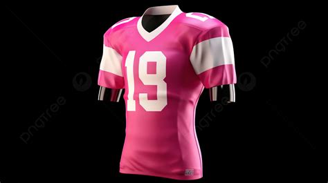 분홍색과 흰색 축구 유니폼 분홍색 배경에서 3d 미식 축구 유니폼 셔츠 유니폼 고화질 사진 사진 배경 일러스트 및 사진 무료 다운로드 Pngtree