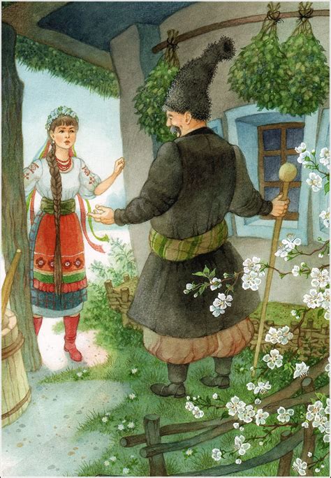 Иллюстратор Ольга Ионайтис Майская ночь или утопленница